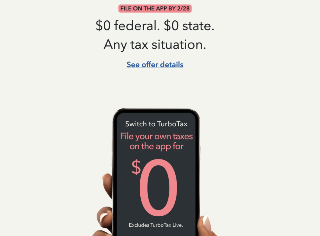 Switch to TurboTax & File Free